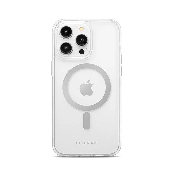 CARATULA SHOWCASE SLIM HALO MAGSAFE IPHONE 16 PRO MAX PLATA 40-0130003R ...